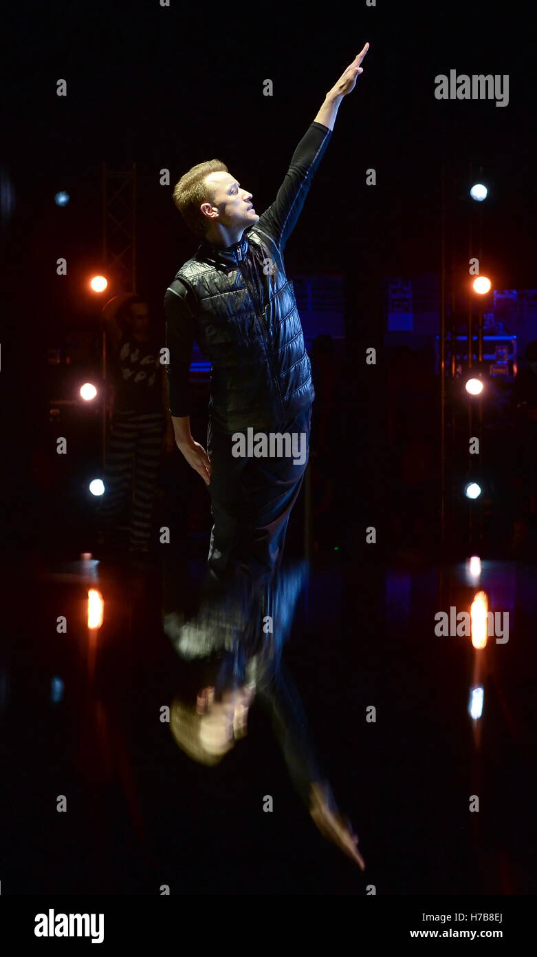 Berlin, Germany. 3rd Nov, 2016. Dancer Denis Matvienko performing ...