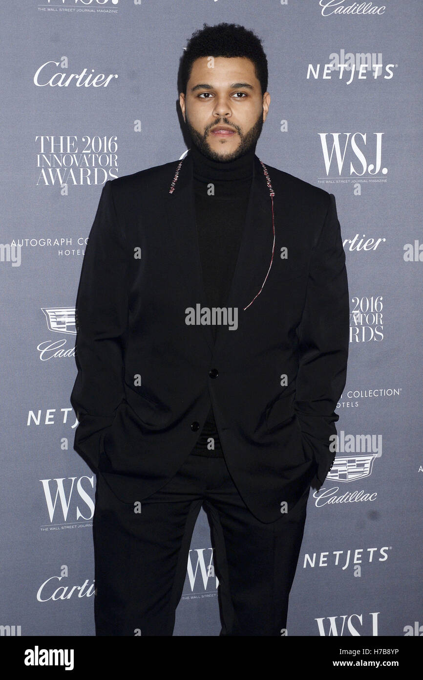 The Weeknd attends the WSJ Magazine Innovator Awards 2016 at Museum of ...