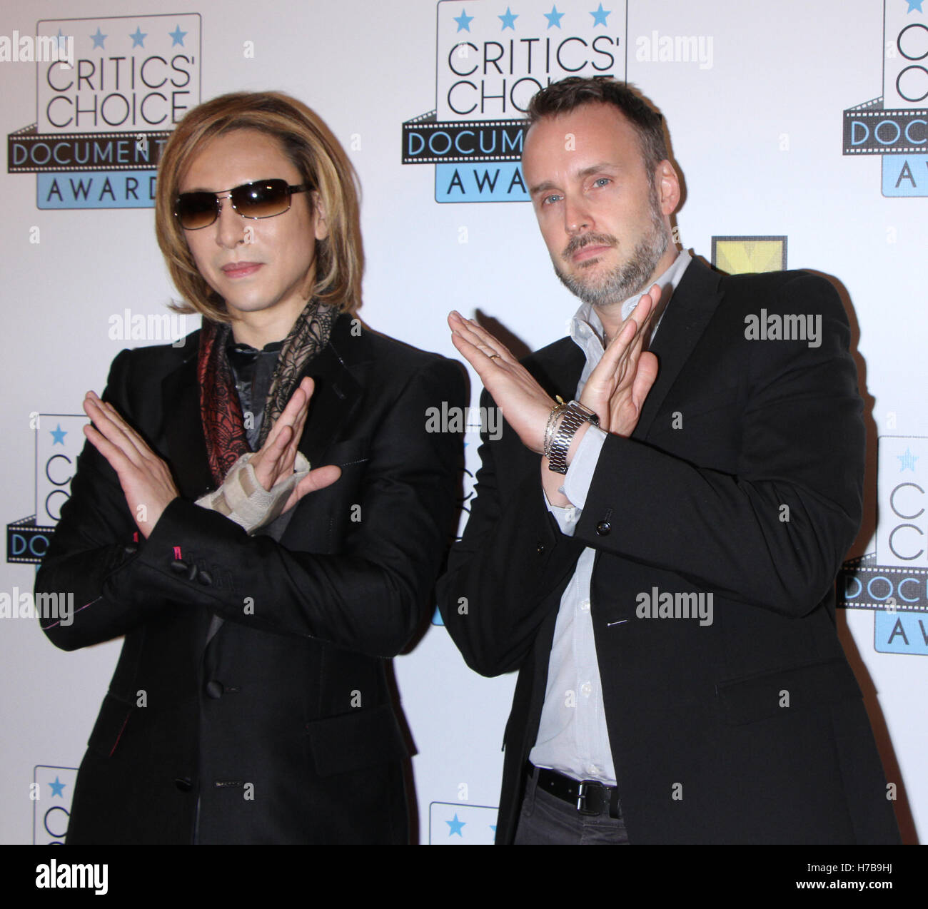 New York, USA. 3rd November, 2016. Yoshiki, Stephen Kijak at The Inaugural Critics Choice ...