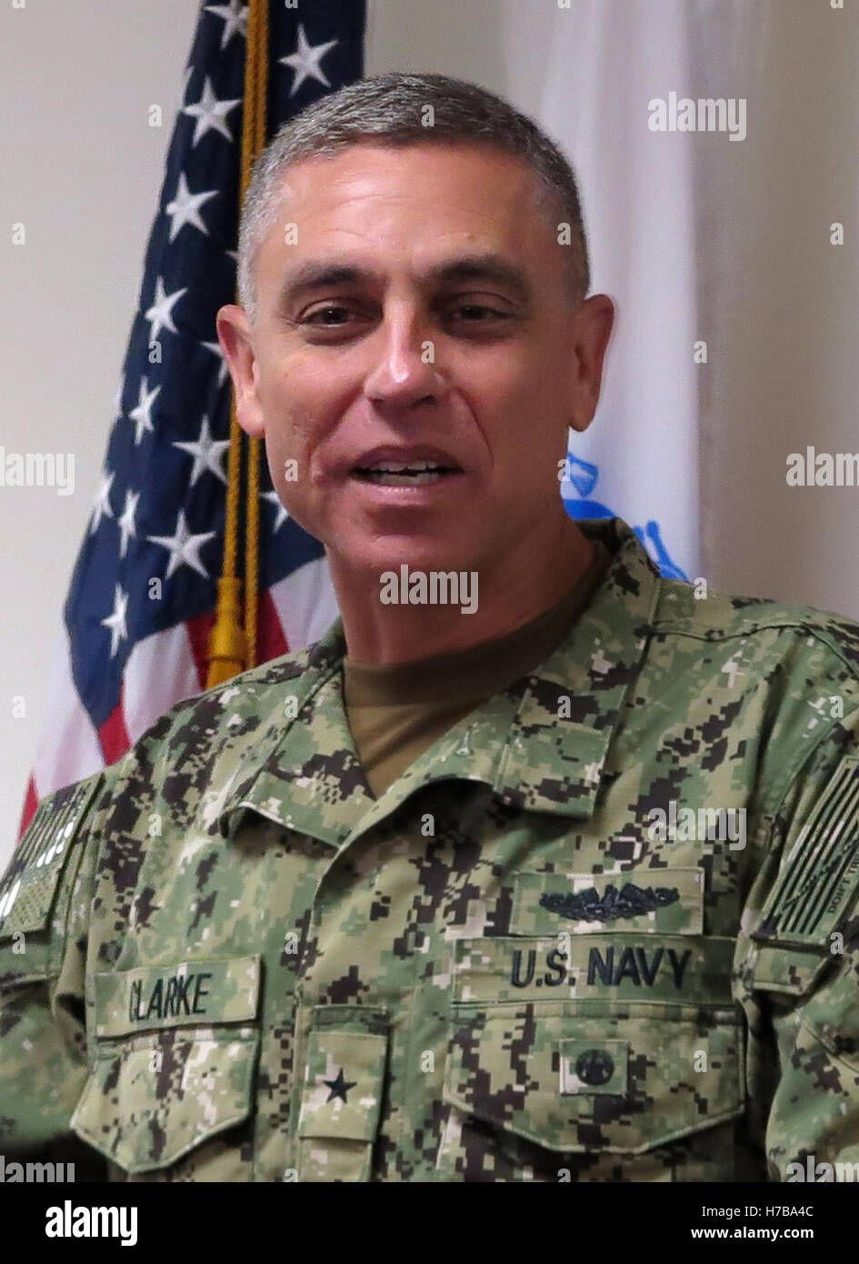 Guantanamo, Cuba. 22nd Oct, 2016. Admiral Peter Clarke, Commander of ...