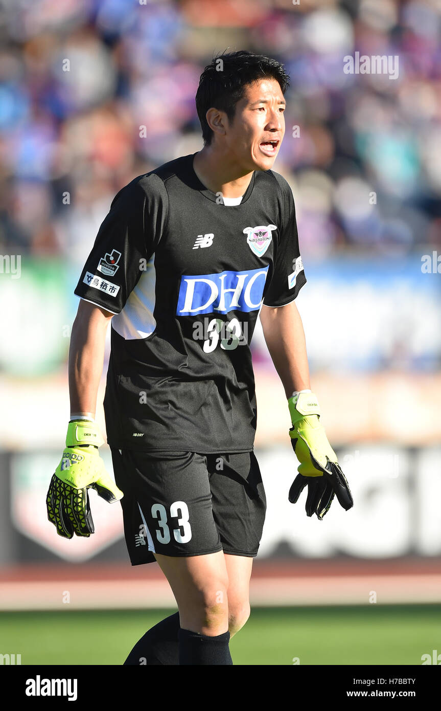 Yamanashi, Japan. 3rd Nov, 2016. Akihiro Hayashi (Sagan) Football/Soccer : 2016 J1 League 2nd ...