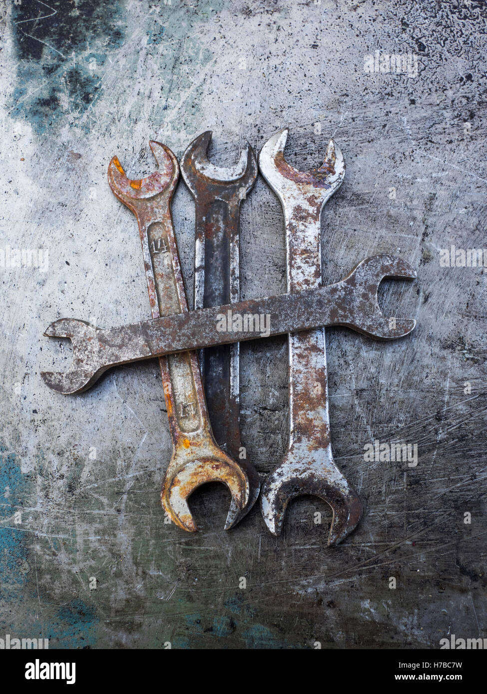 Rusty wrench hi-res stock photography and images - Alamy