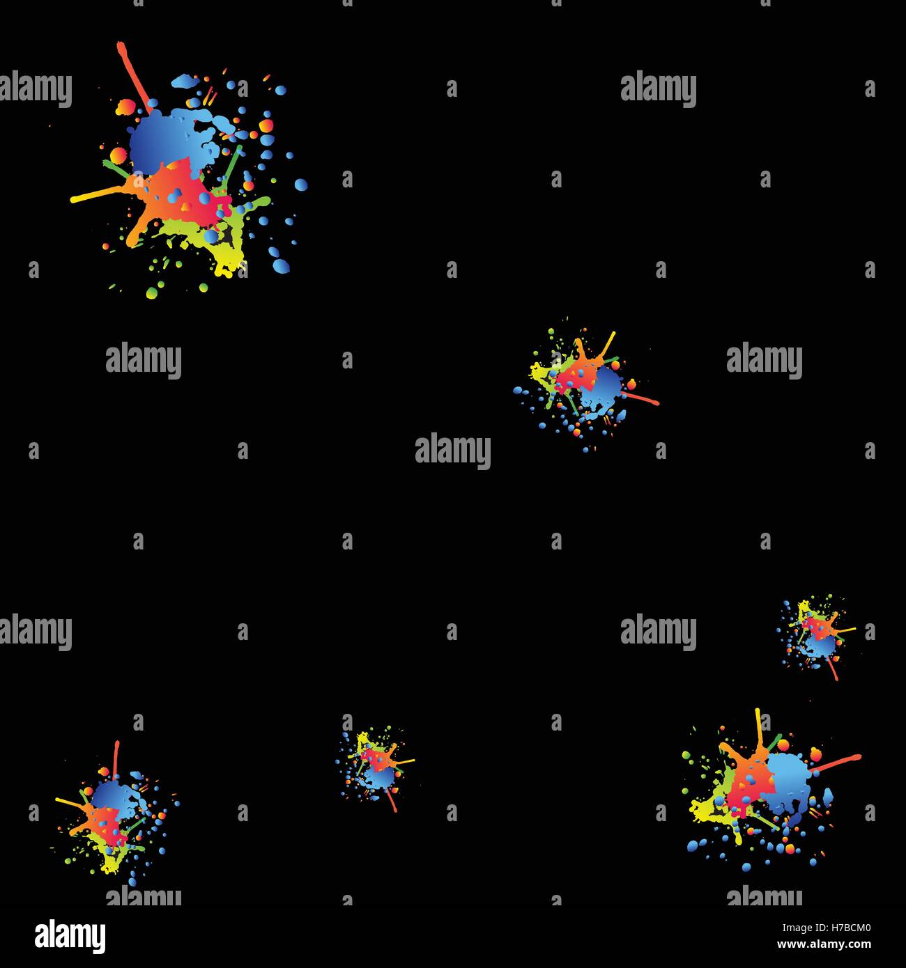 Rainbow drops vector hi-res stock photography and images - Alamy