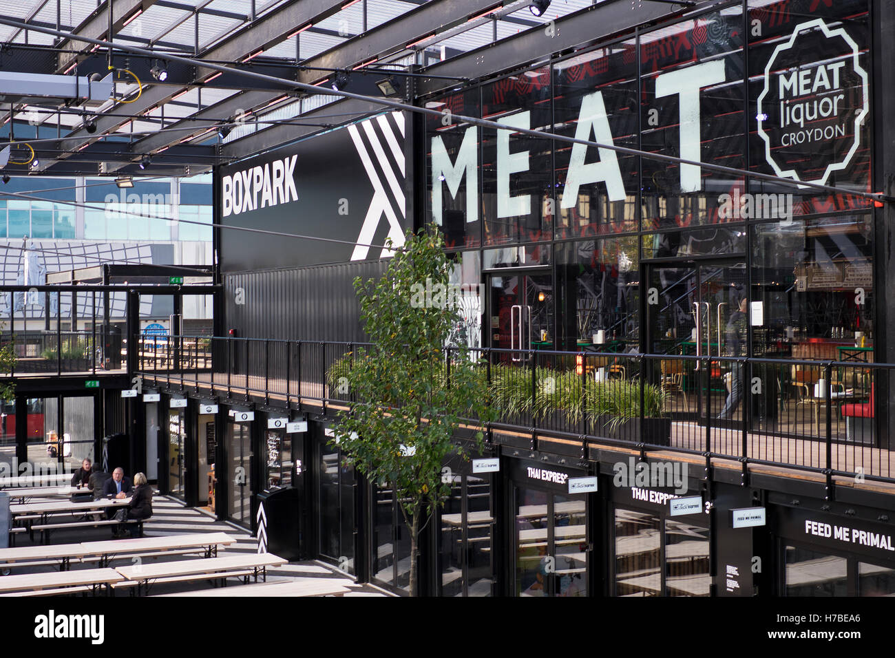 Boxpark sign hi-res stock photography and images - Alamy