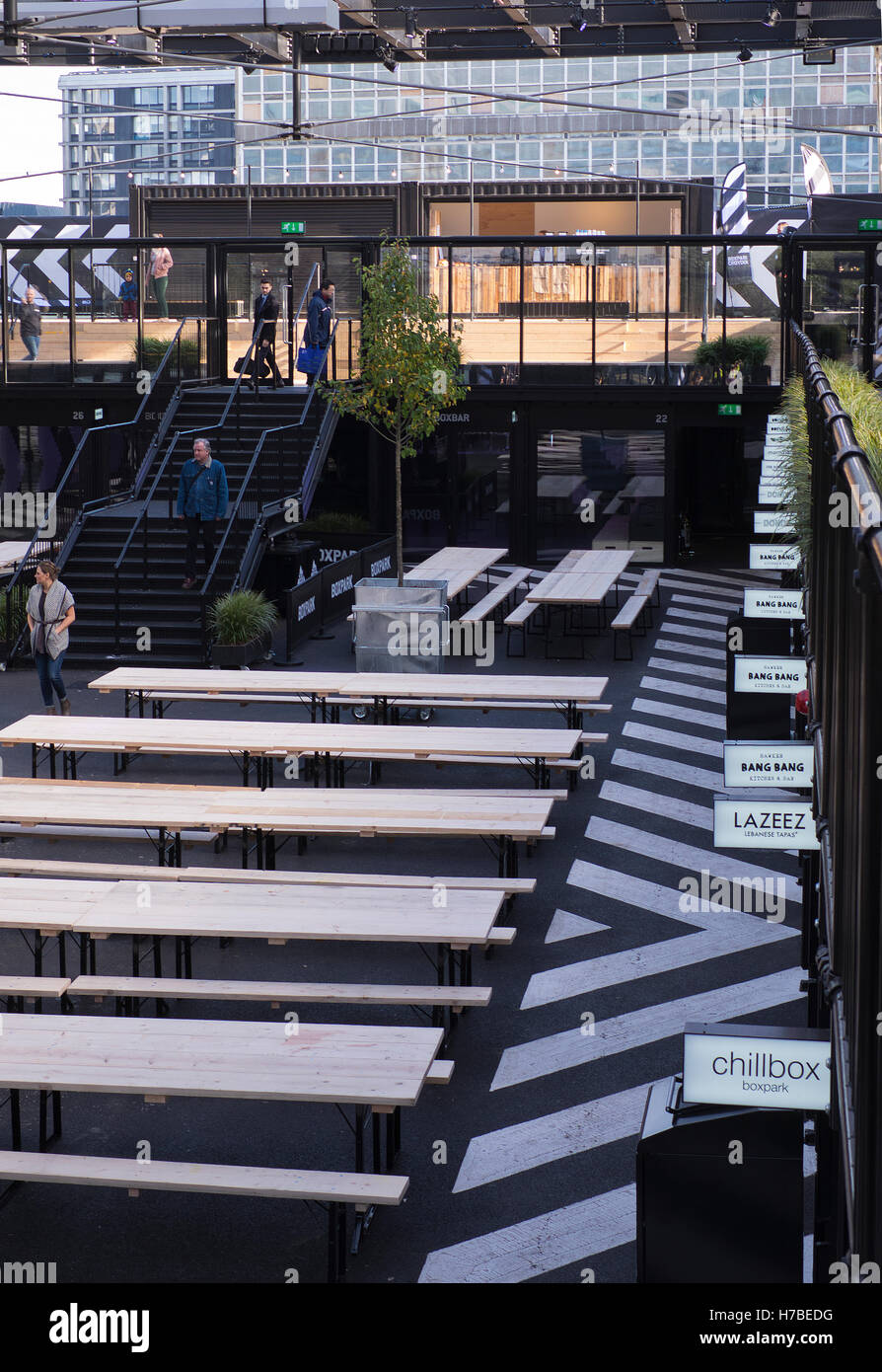 Boxpark sign hi-res stock photography and images - Alamy