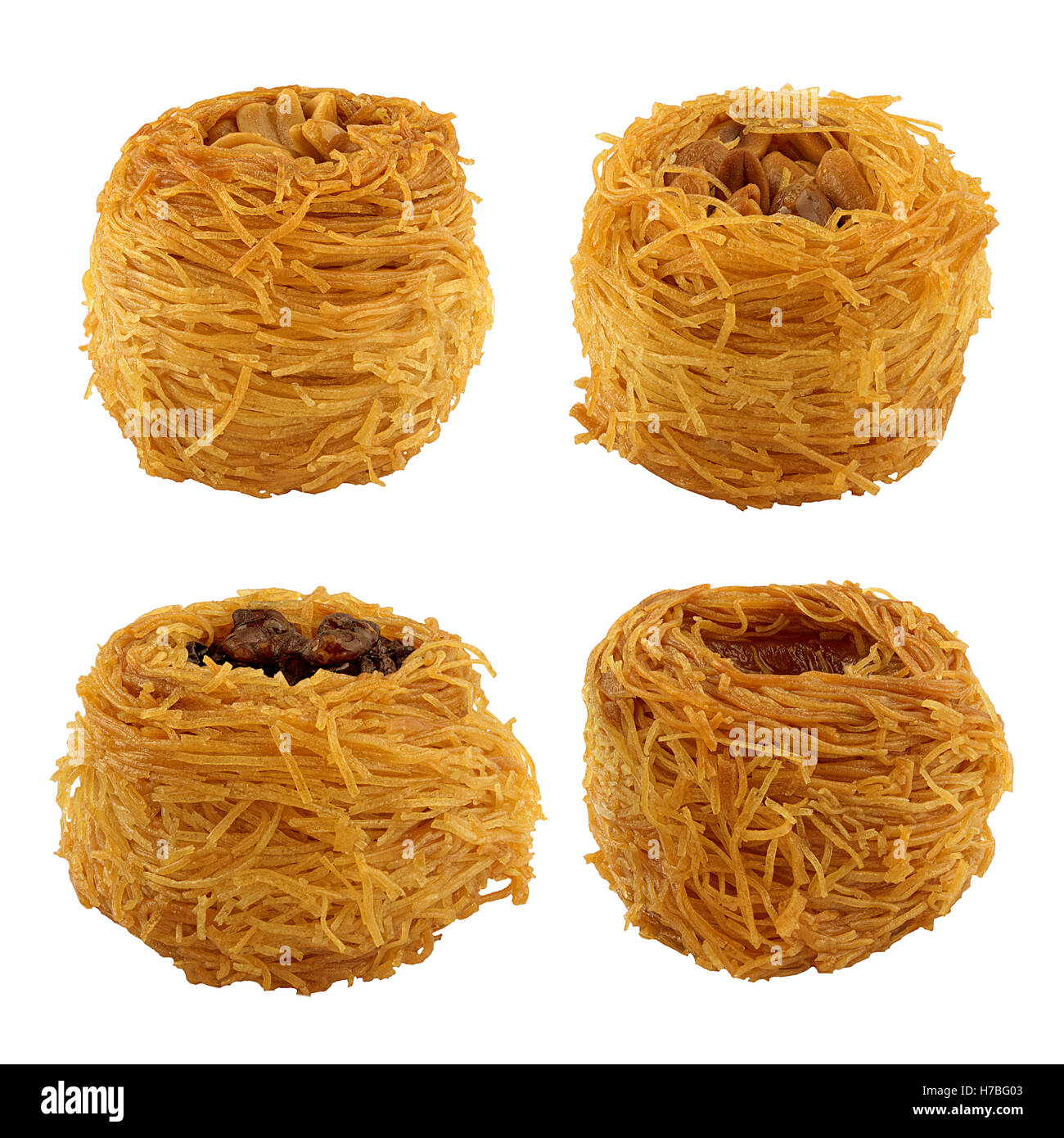 Set oriental sweets isolated on white Stock Photo - Alamy