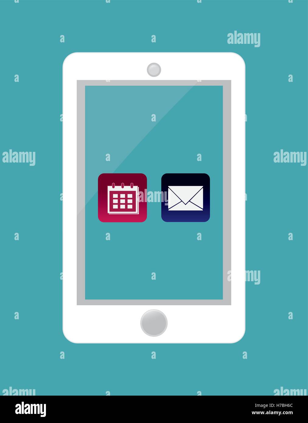 Mobile app technology icon vector illustration graphic design Stock ...
