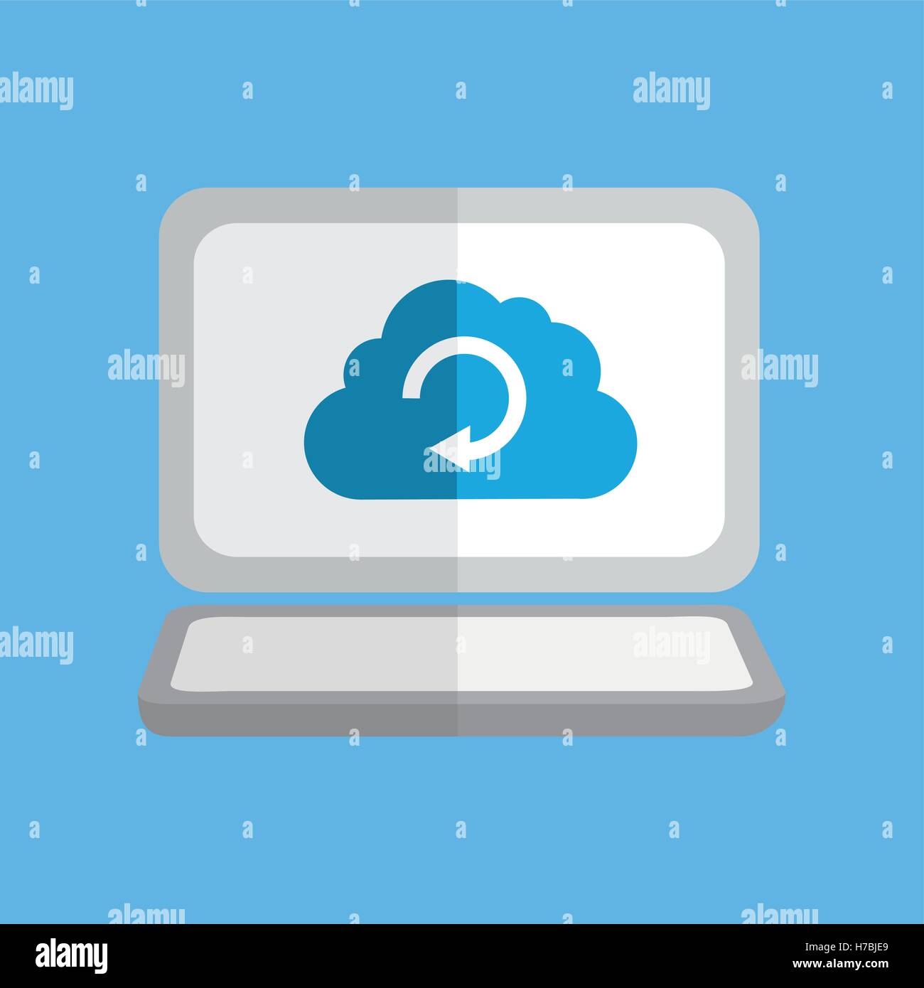 Cloud computing technology icon vector illustration graphic design Stock Vector Image & Art - Alamy