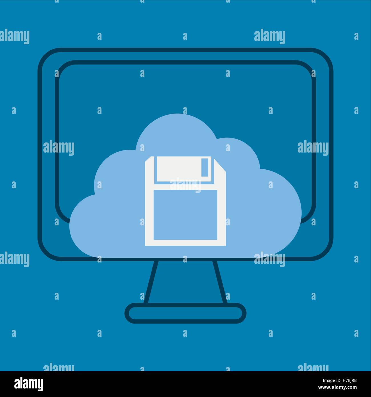 Cloud computing technology icon vector illustration graphic design Stock Vector Image & Art - Alamy