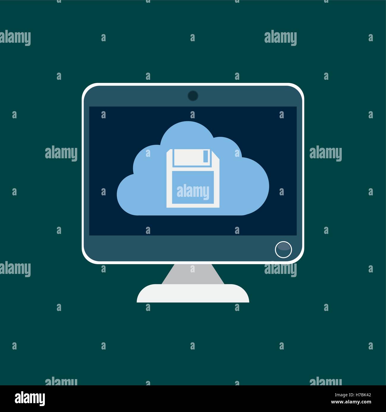 Cloud computing technology icon vector illustration graphic design Stock Vector Image & Art - Alamy