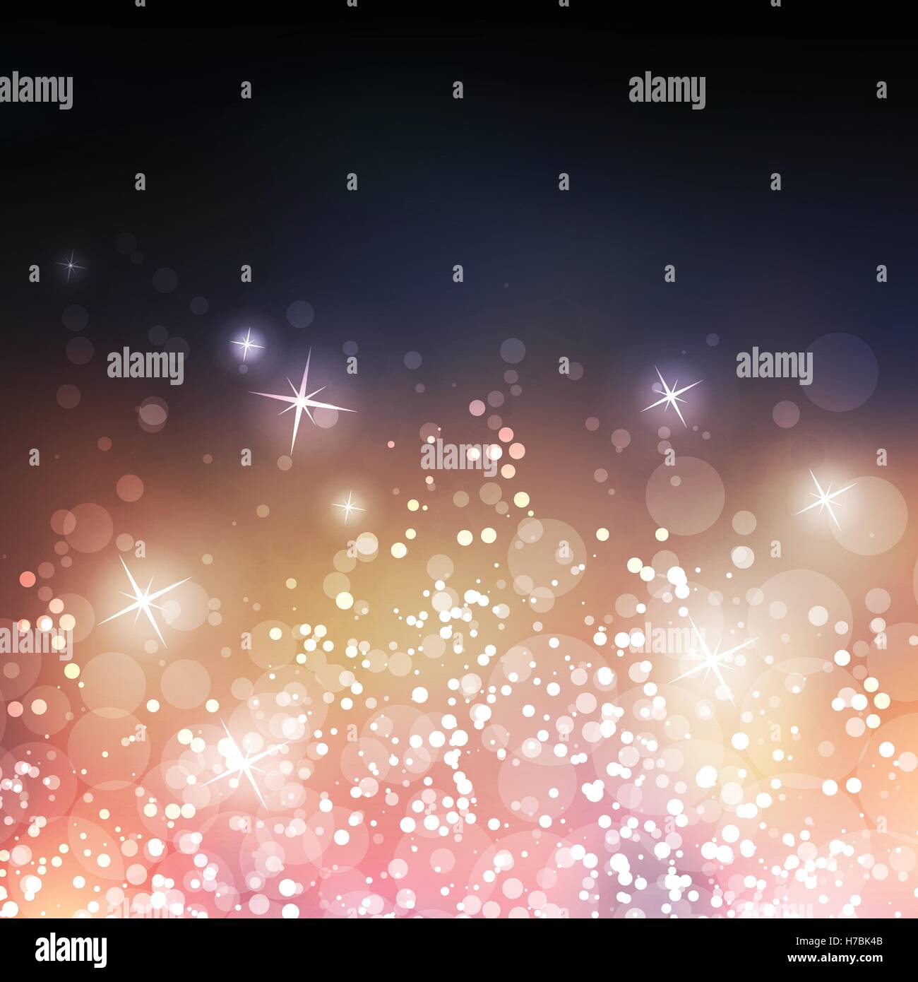 Sparkling Cover Design Template with Abstract Blurred Background for ...