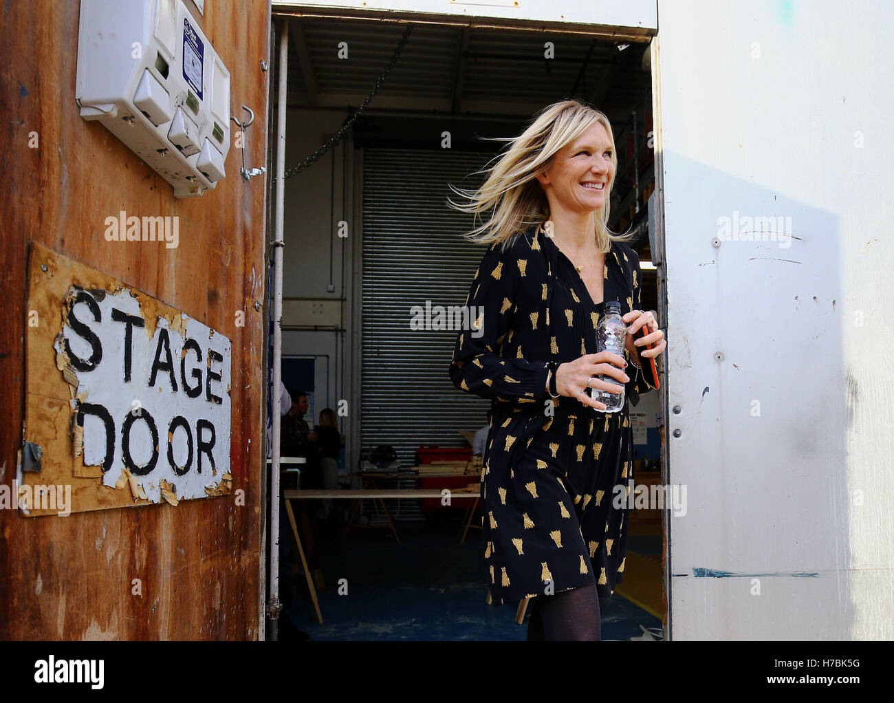 Radio DJ Jo Whiley during a visit to the BRITS school in Croydon ...