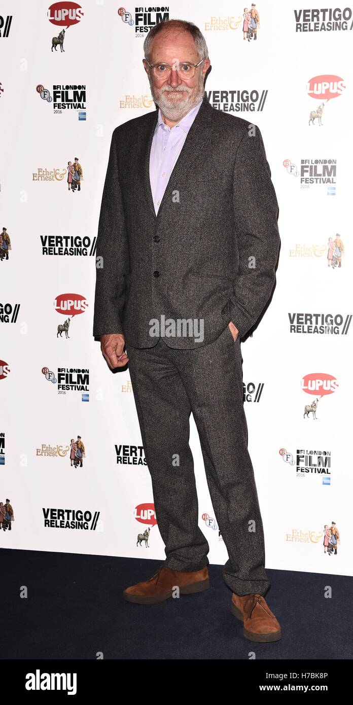 London, UK. Jim Broadbent at the 60th BFI London Film Festival sceening ...