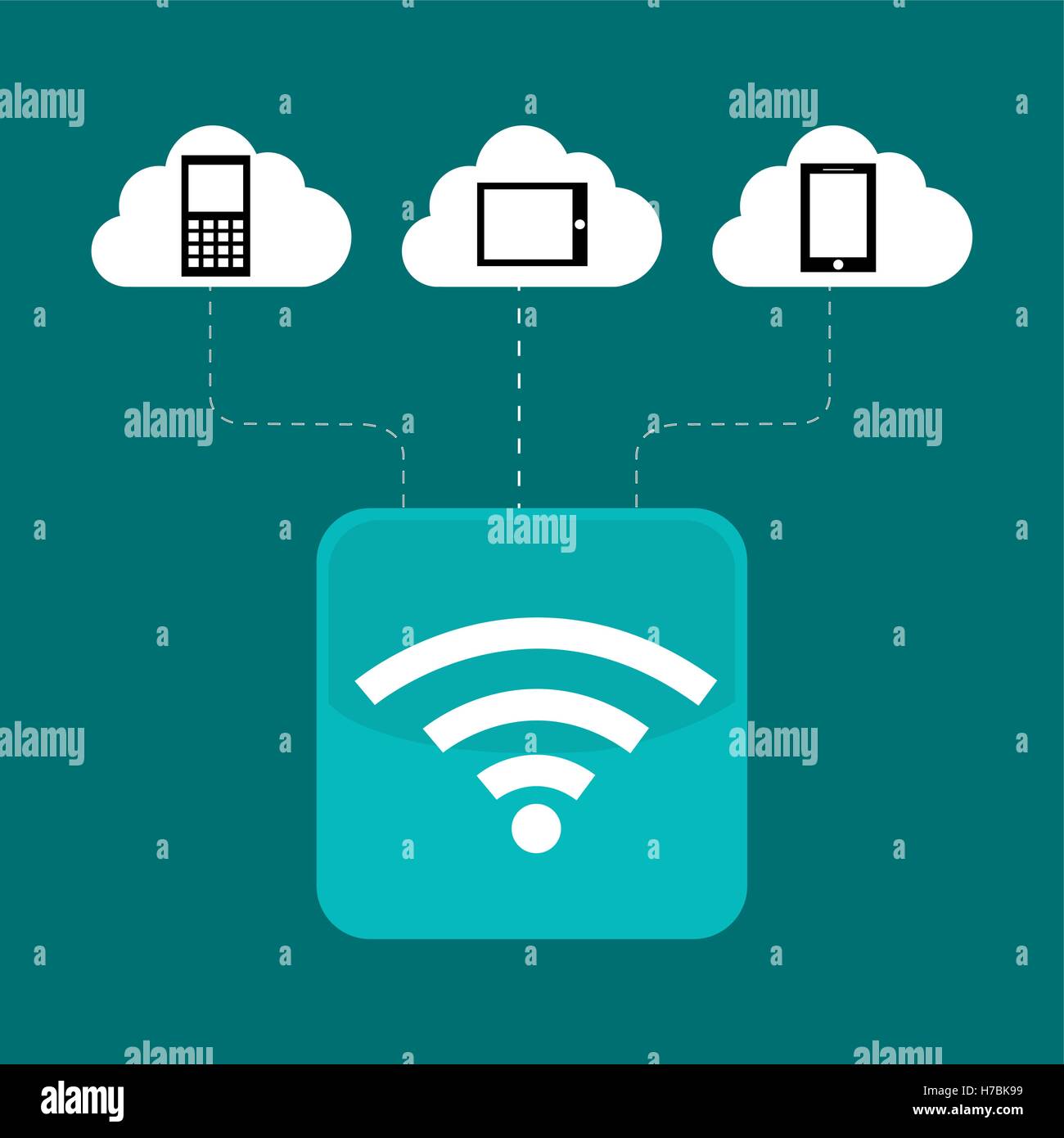 Cloud computing technology icon vector illustration graphic design Stock Vector Image & Art - Alamy