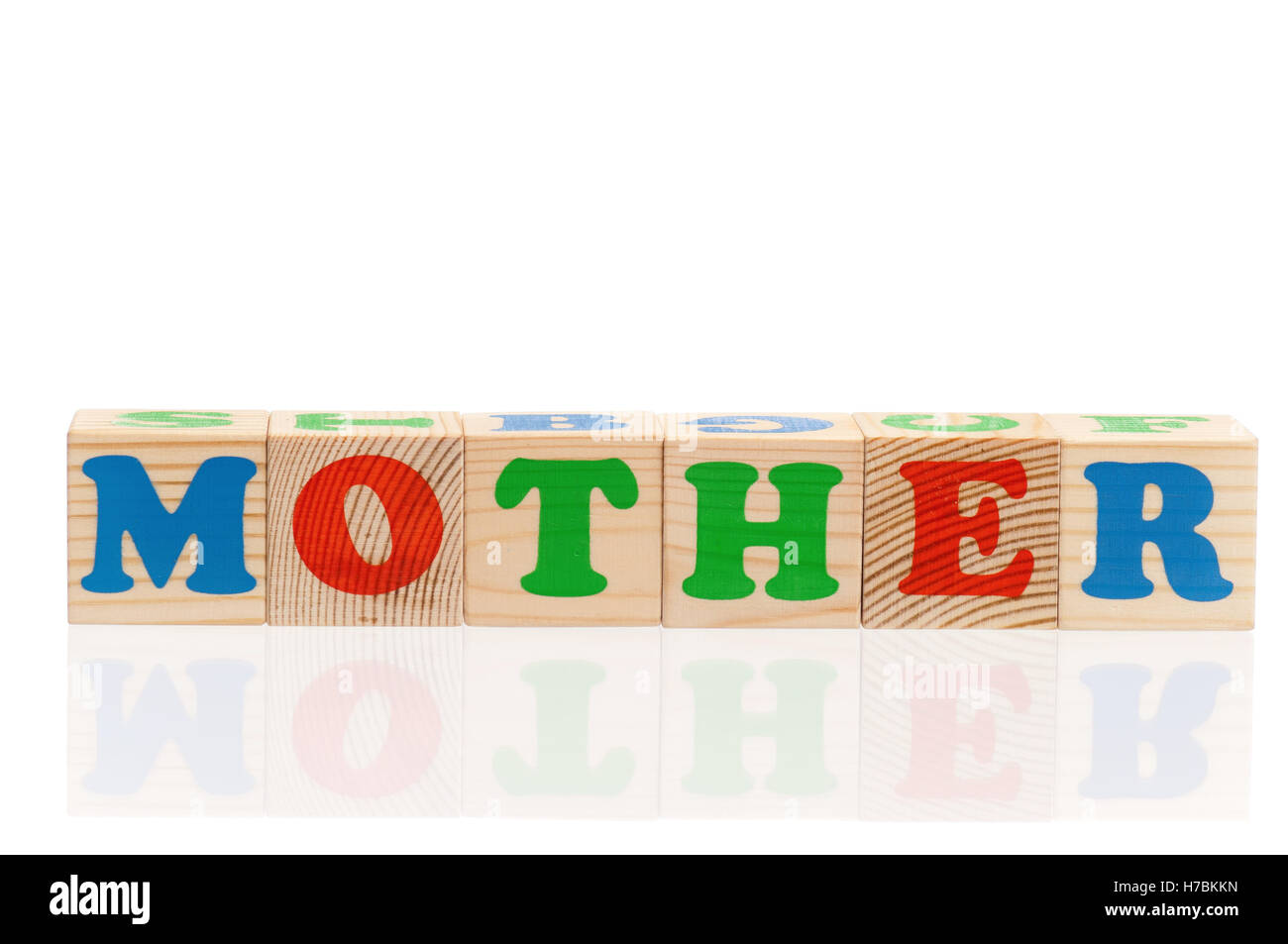 Wooden cubes with letters Stock Photo - Alamy