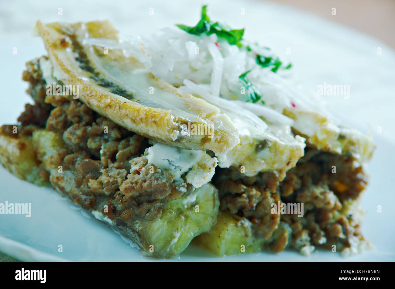 Pastelon - Plantain and Beef Casserole made in Dominican Republic and ...