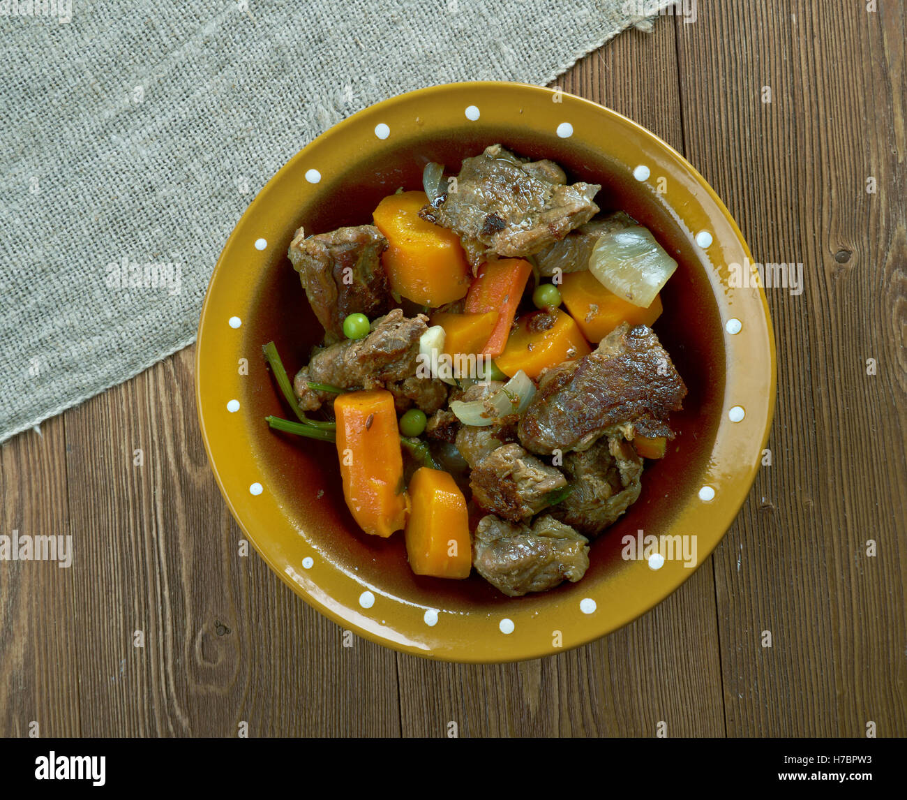 Crock pot Beef Stew.Canadian cuisine Stock Photo - Alamy