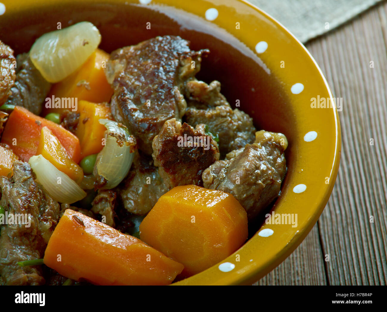 Crock pot Beef Stew.Canadian cuisine Stock Photo - Alamy