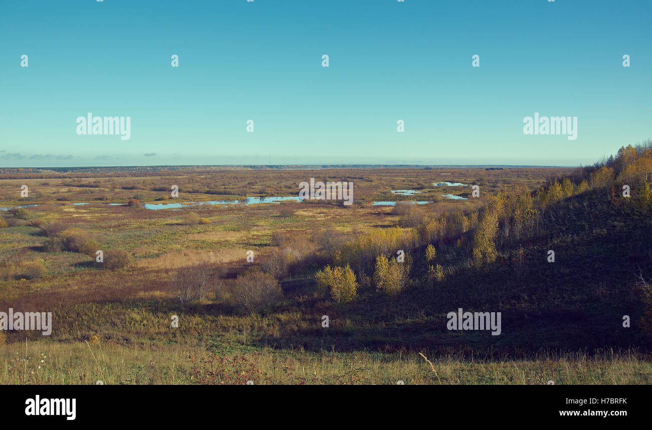 Autumn rural landscape Arkhangelsk region, Russia Stock Photo - Alamy