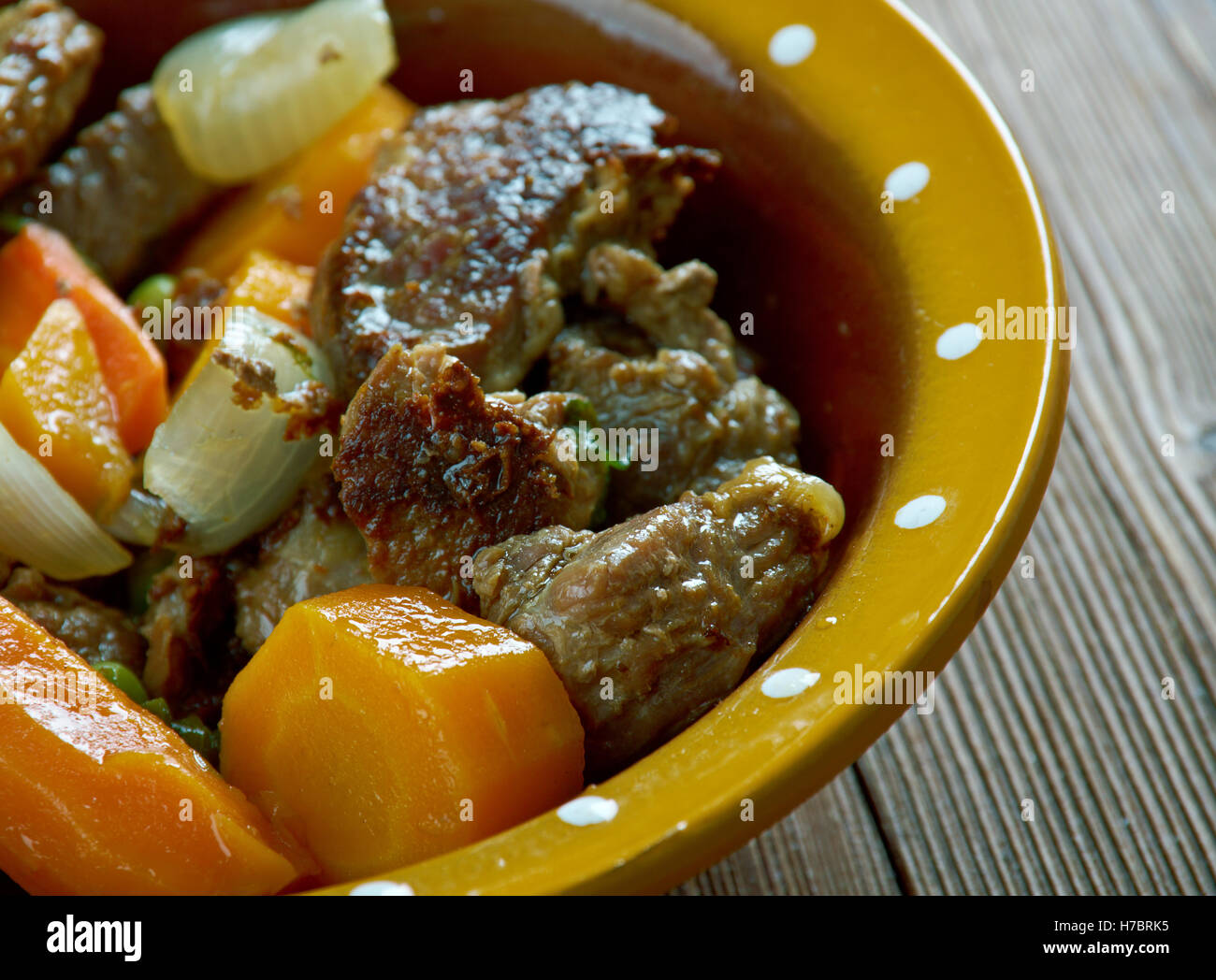 Crock pot Beef Stew.Canadian cuisine Stock Photo - Alamy