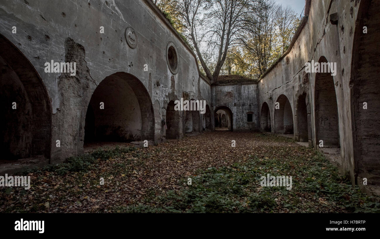 First world war fort, Poland Stock Photo - Alamy