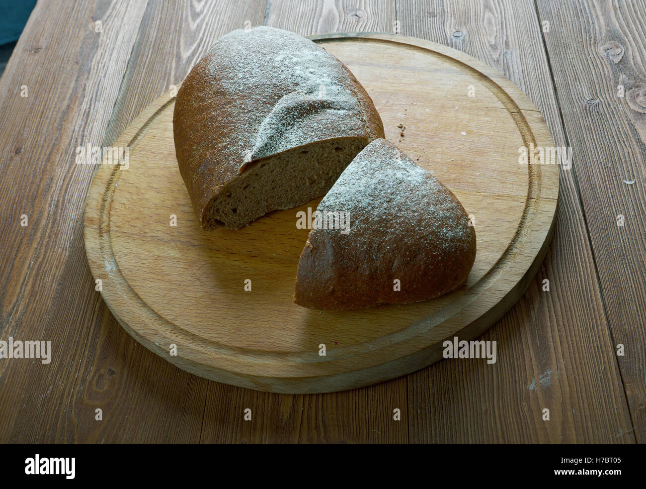 Rukkileib - Finnish Rye bread Stock Photo - Alamy