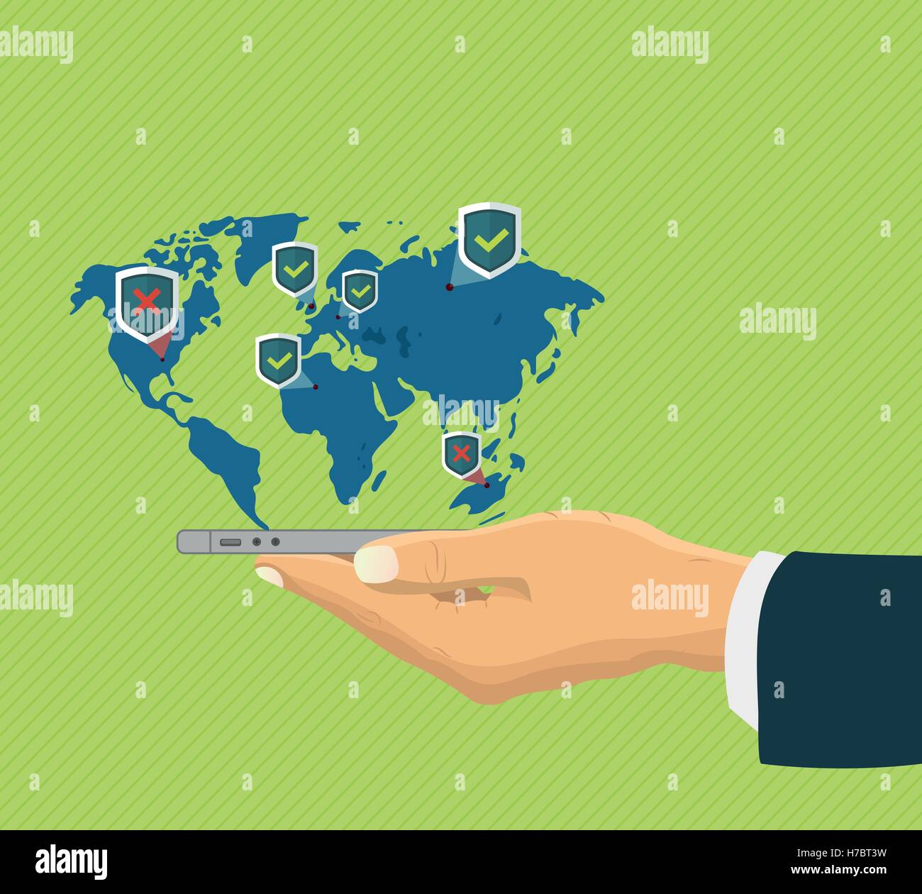 Database safeguard Stock Vector Images - Alamy