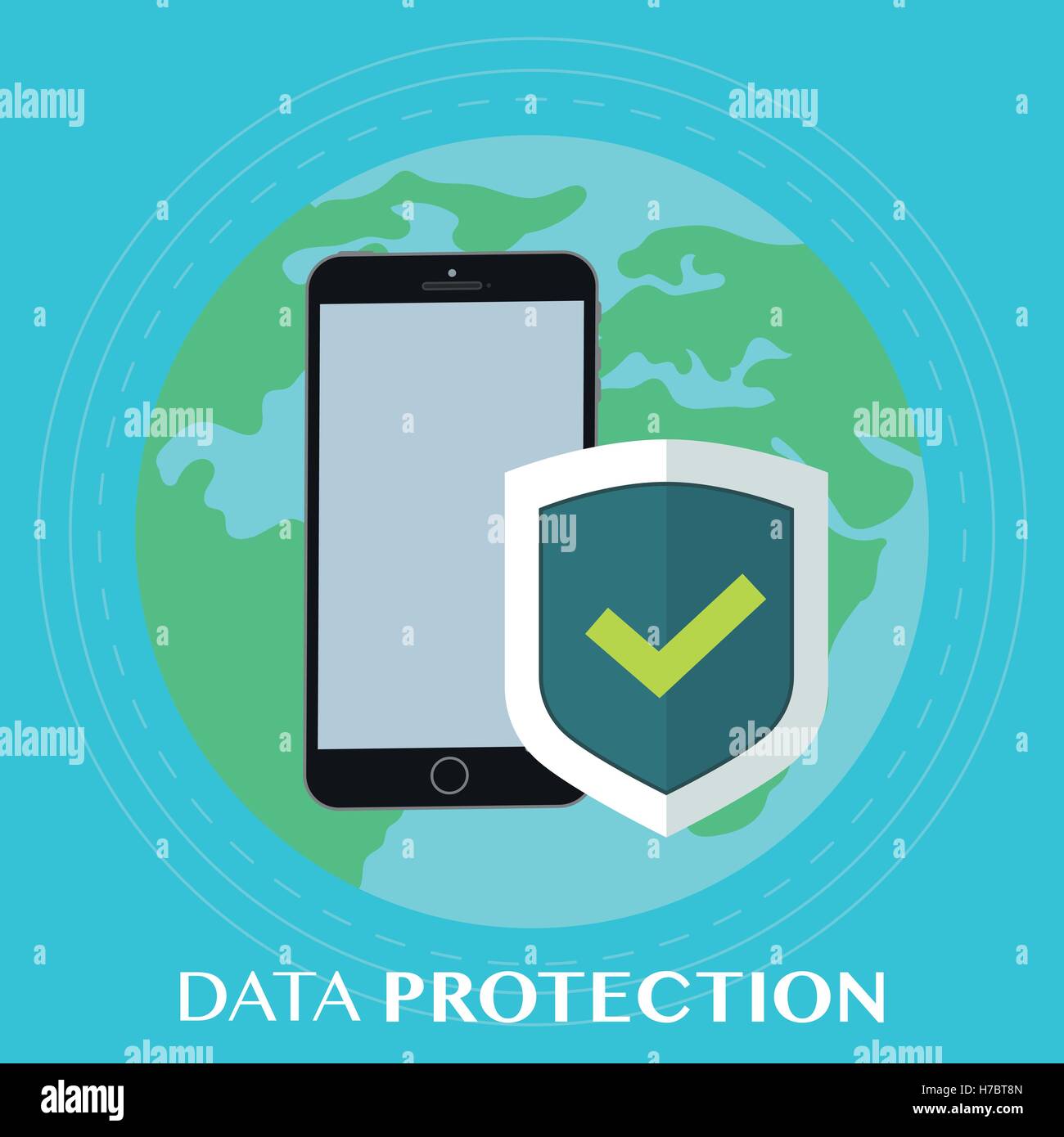 Data mobile Stock Vector Images - Alamy