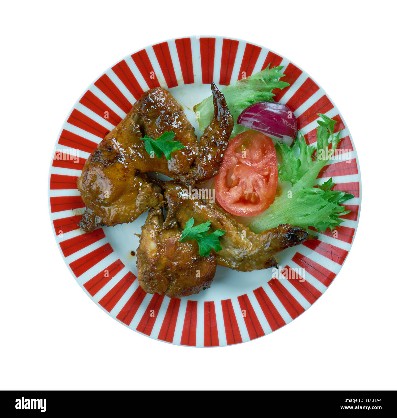 Smoked texan chicken wings hi-res stock photography and images - Alamy