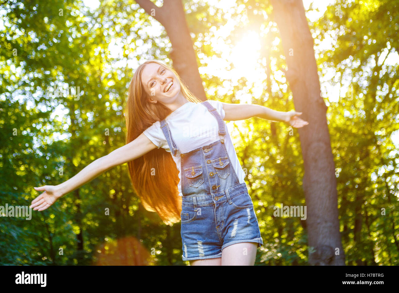 Portrait friendly smiling young red haired hi-res stock photography and ...