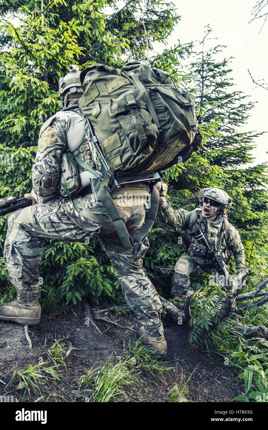 rangers in the mountains Stock Photo - Alamy