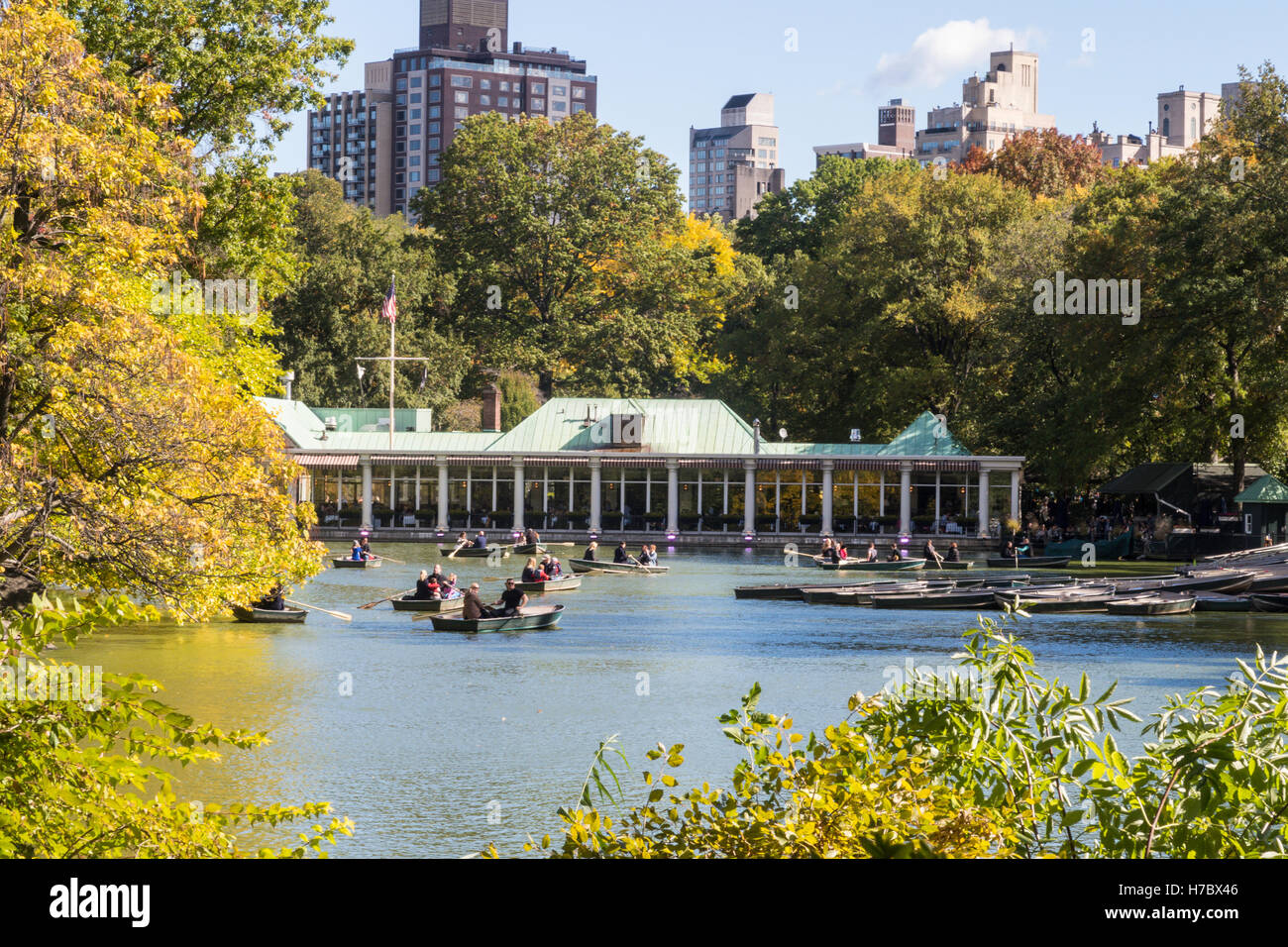 The Loeb Boathouse, Central Park, NYC Stock Photo - Alamy
