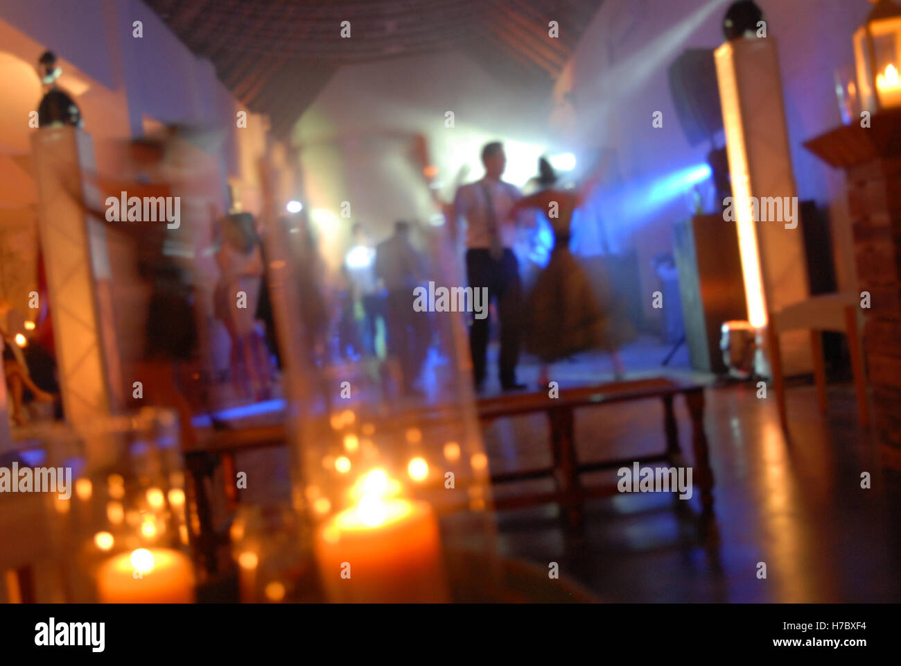 Abstract ... people dancing at a party Stock Photo - Alamy