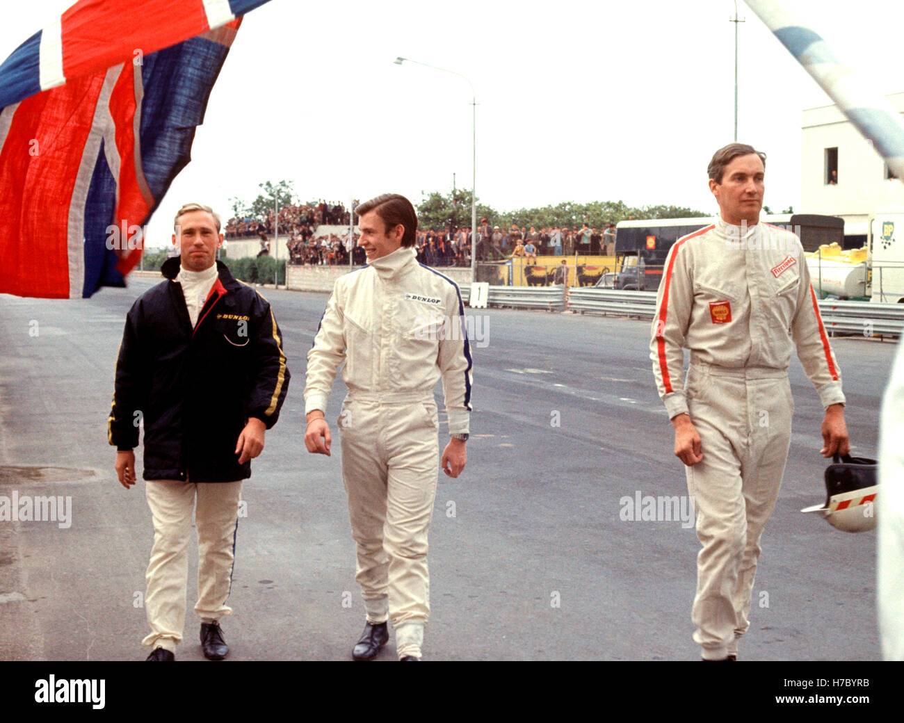 1967 Mike Spence Chris Irwin Mike Parkes British motor racing driver ...