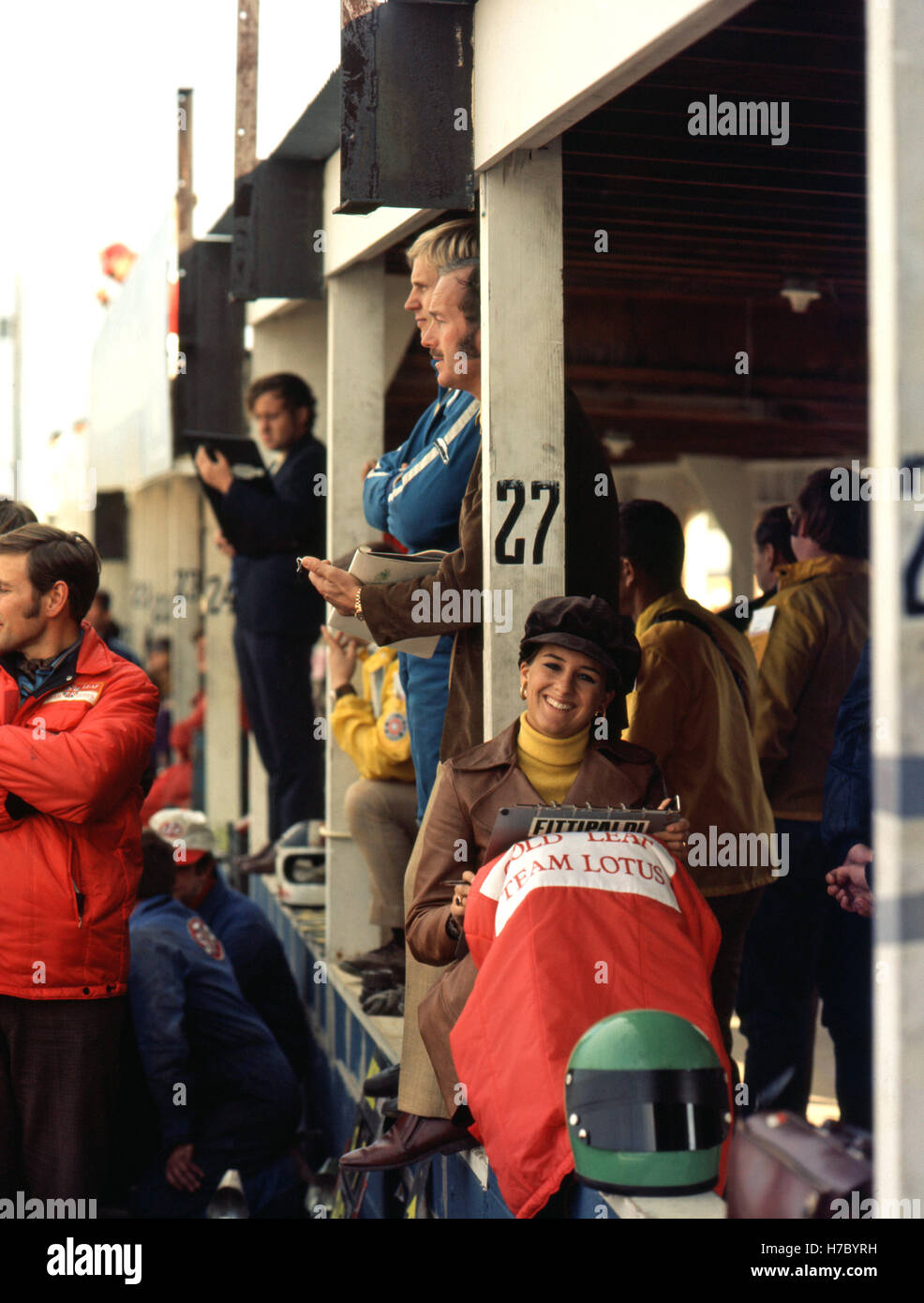 1970 Colin Chapman British motor racing driver designer Sra Fittipaldi ...