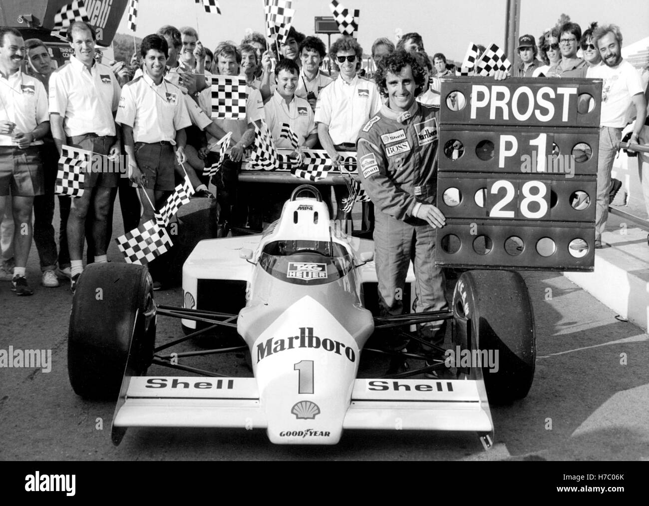 Alain prost Black and White Stock Photos & Images - Alamy