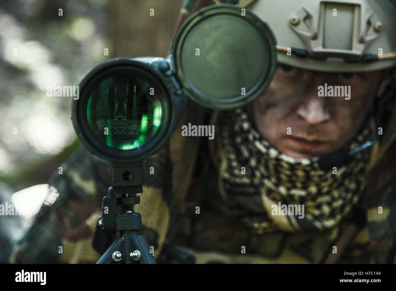 army ranger spotter Stock Photo - Alamy