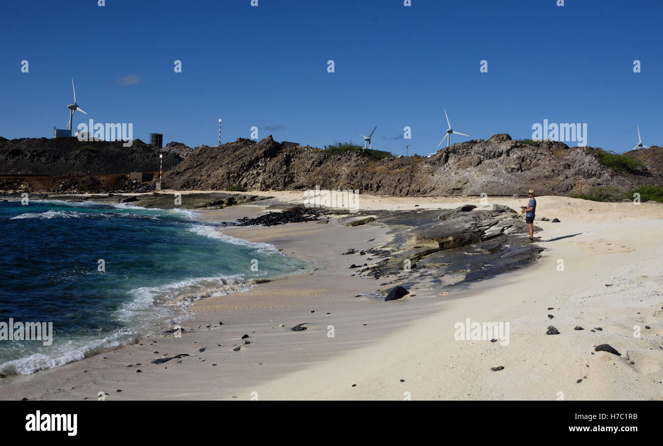 Fishing from the beach in English Bay by North Point on Ascension ...