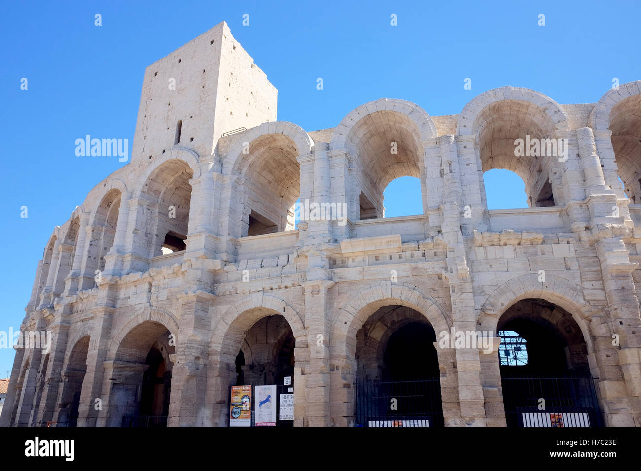 The roman amphitheatre in arles hi-res stock photography and images - Alamy