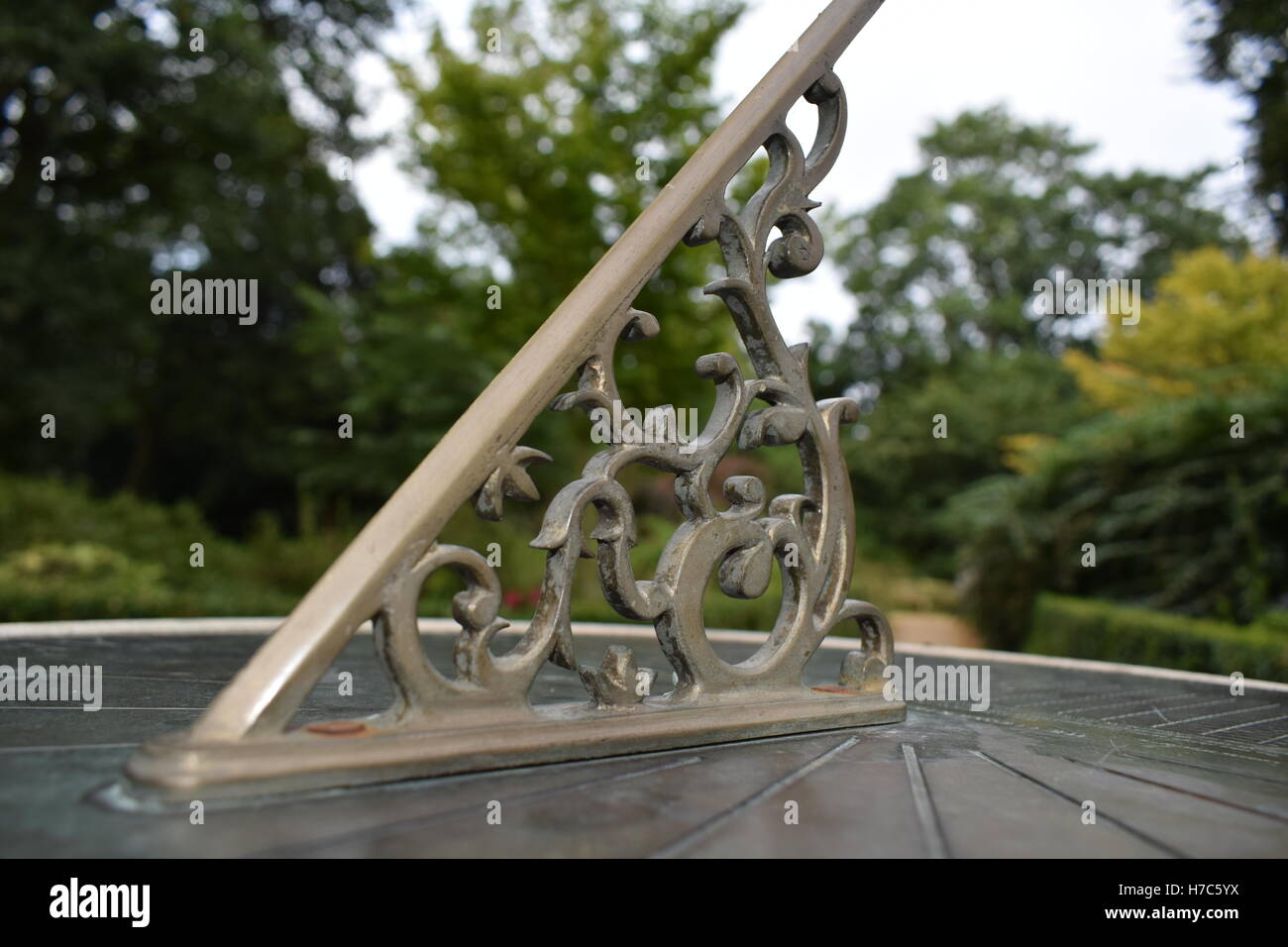 Trees with sun dial hi-res stock photography and images - Alamy
