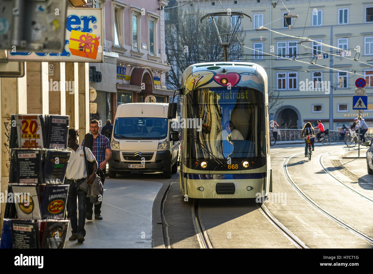 Tram in graz hi-res stock photography and images - Alamy
