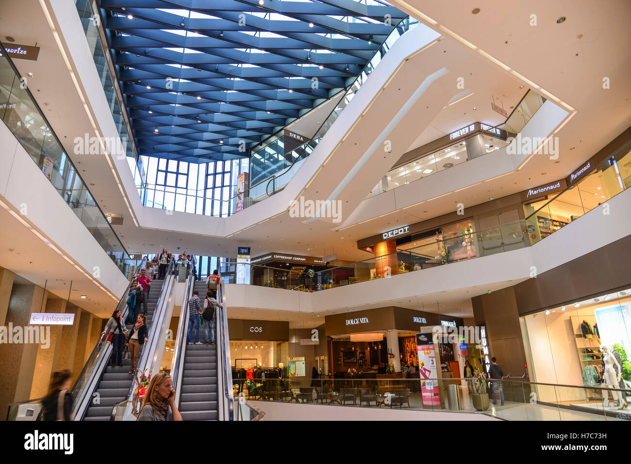 Innsbruck Department Store, Innsbruck, Austria Stock Photo - Alamy