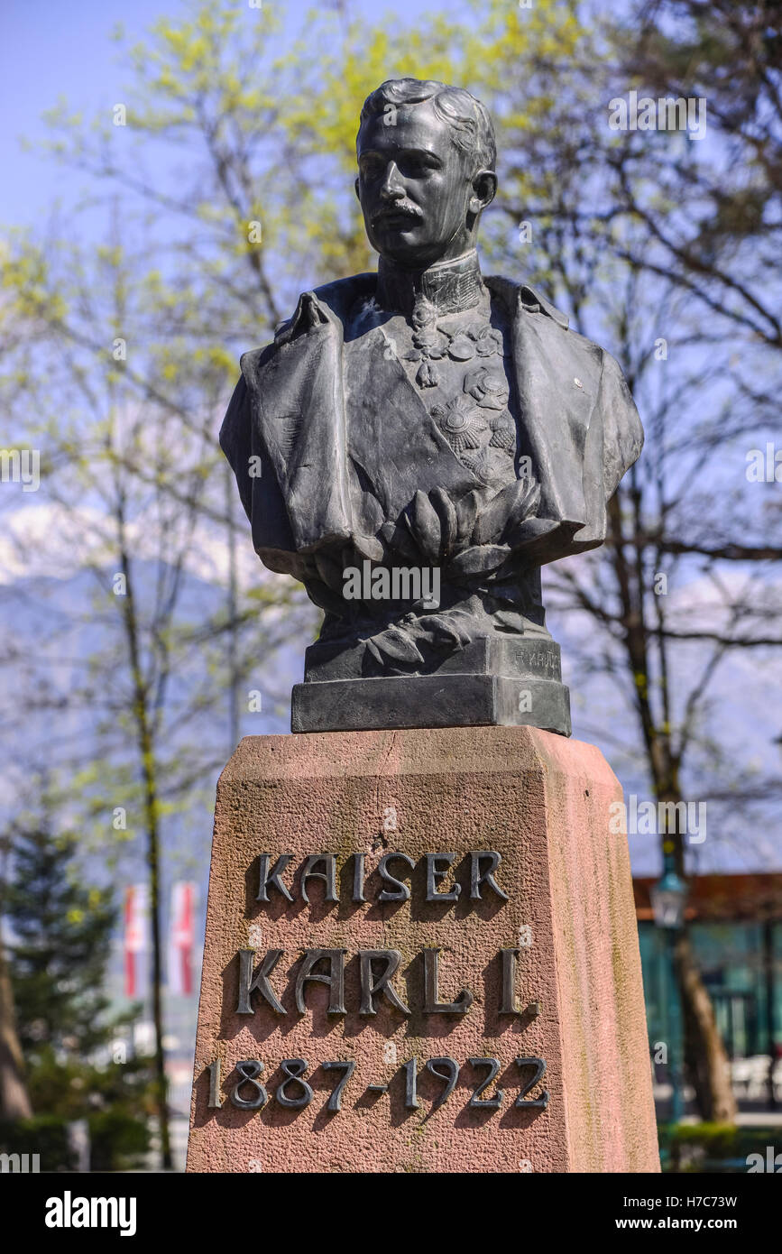 The Statue of Kaiser Karl I, Innsbruck, Austria Stock Photo - Alamy
