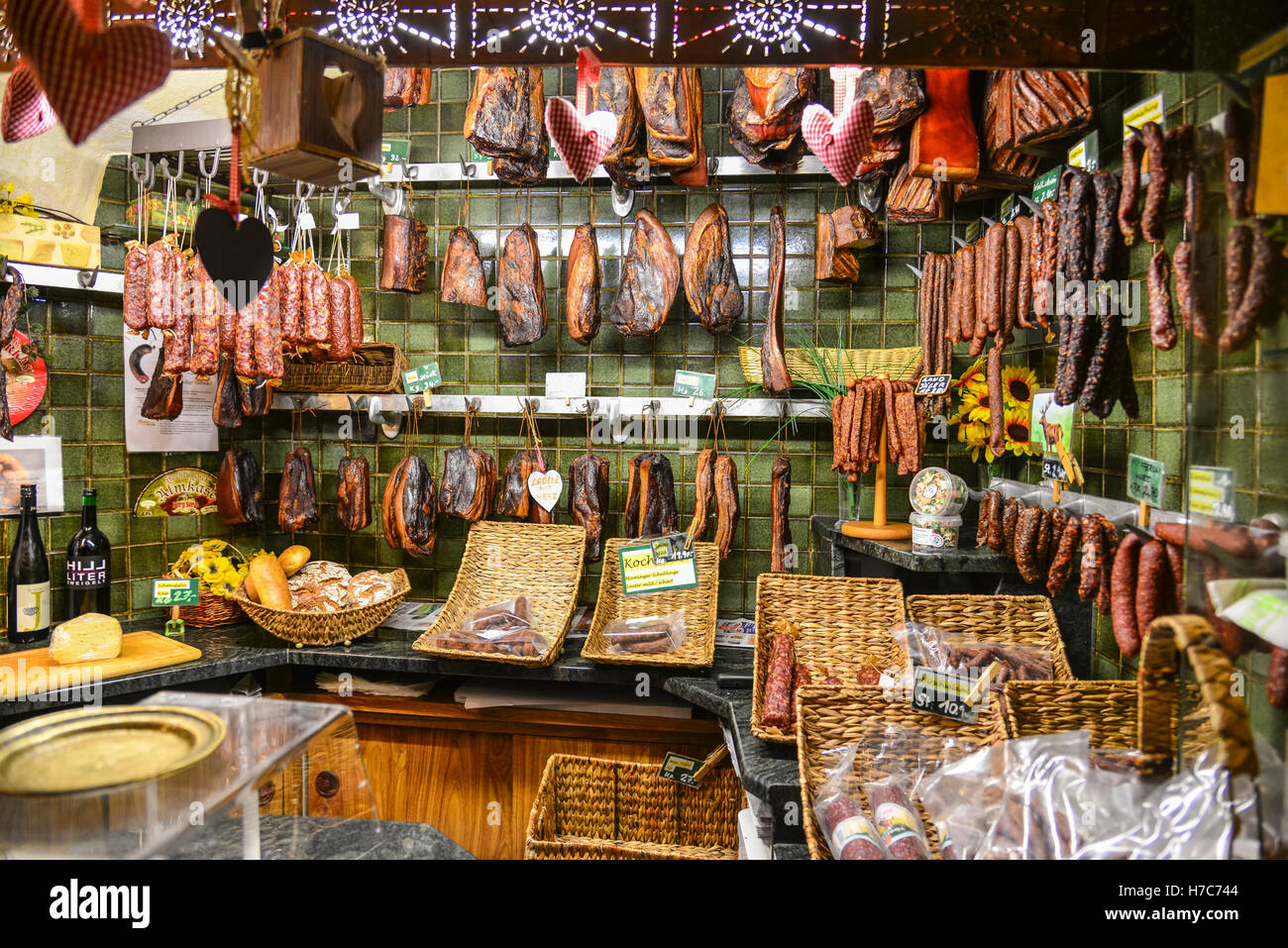 Meat shop austria hi-res stock photography and images - Alamy