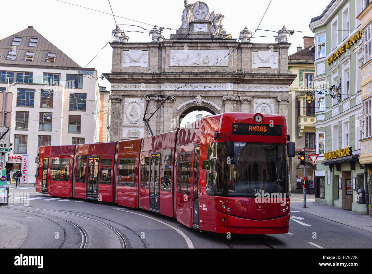 Triumphal Arch, Innsbruck, Austria Stock Photo - Alamy