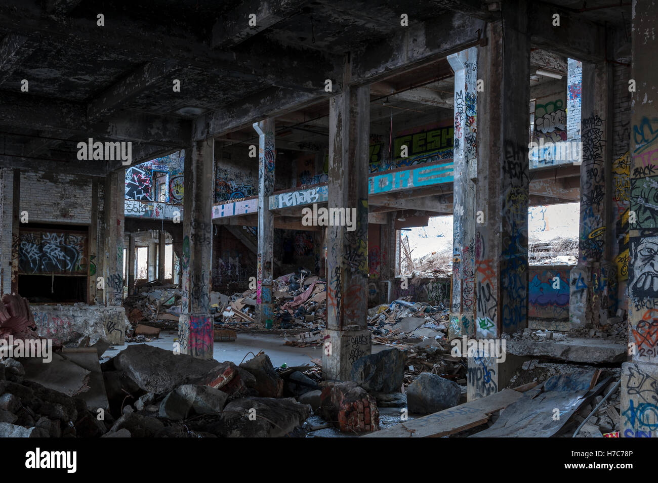 Abandoned factory 2 Stock Photo - Alamy