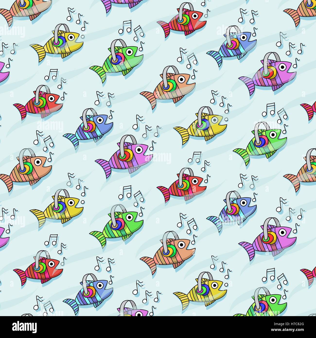 Listen to the sea Stock Vector Images - Alamy