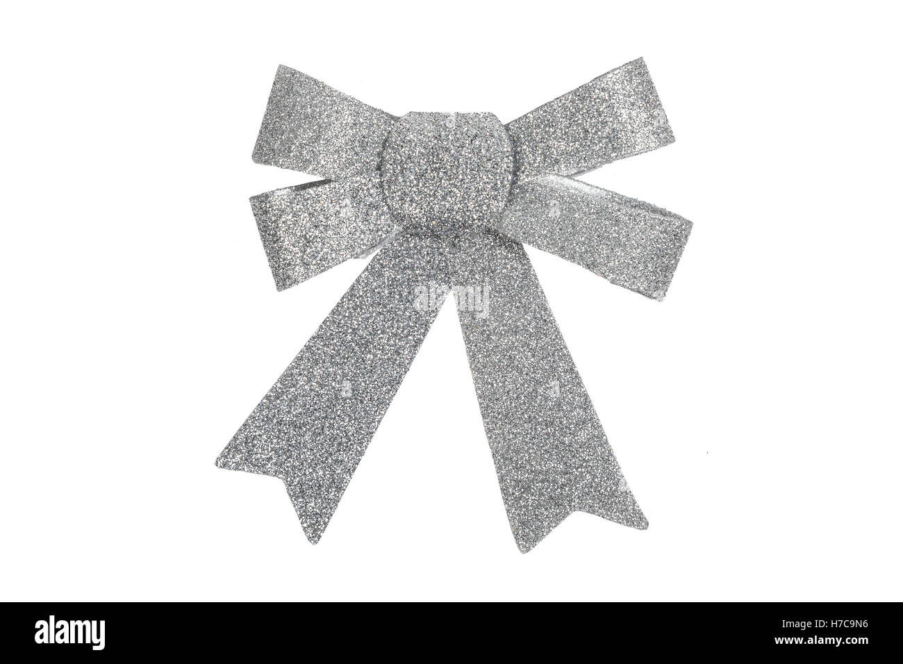 Silver loop isolated Stock Photo - Alamy