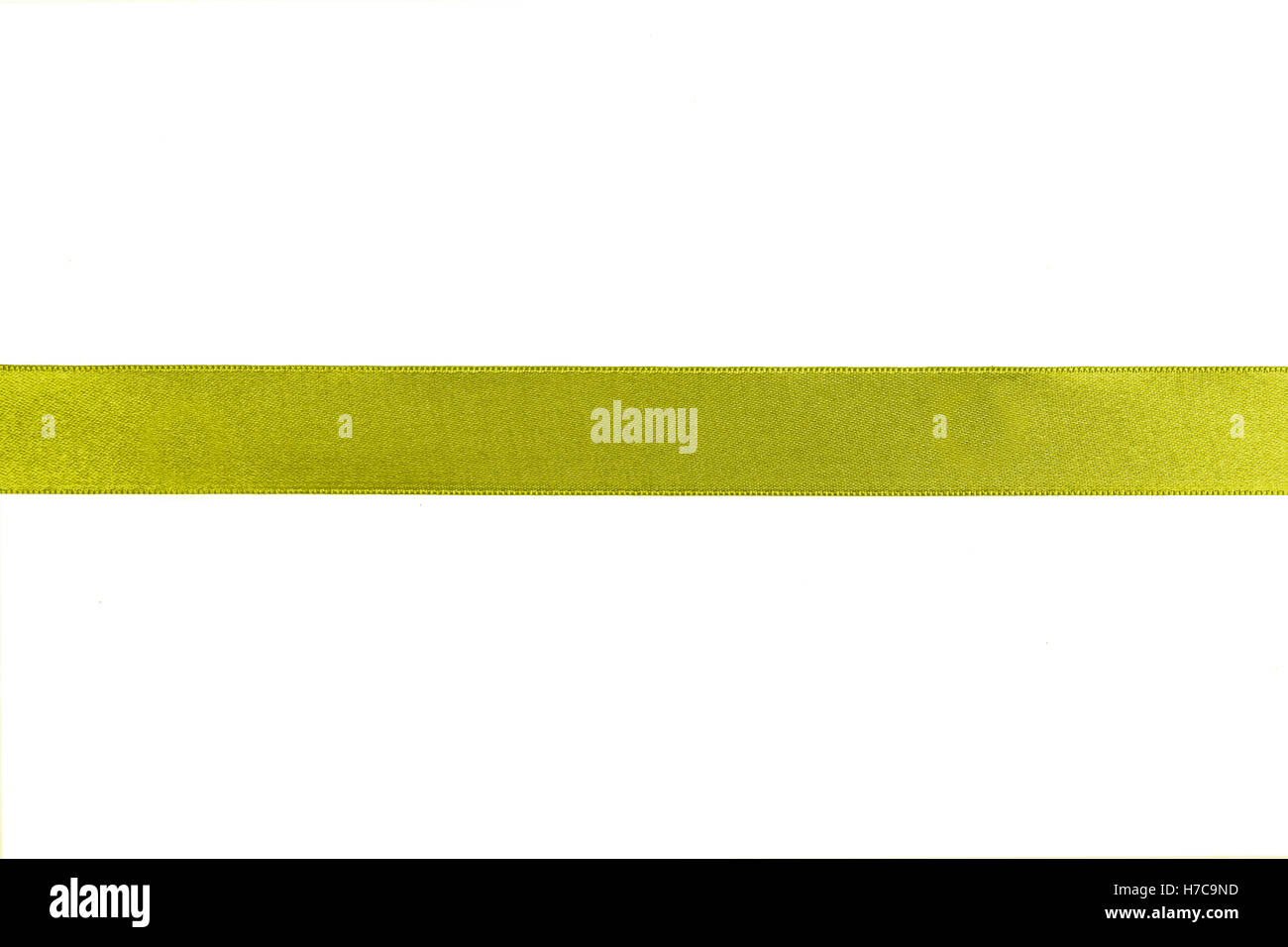 Yellow gift ribbon Stock Photo - Alamy