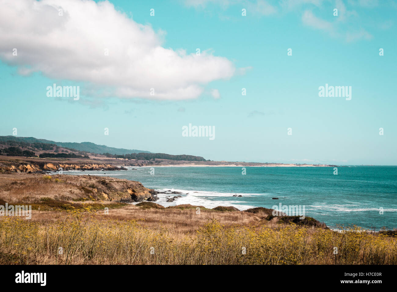 Photo of Oceanview from California Coast, United States Stock Photo - Alamy